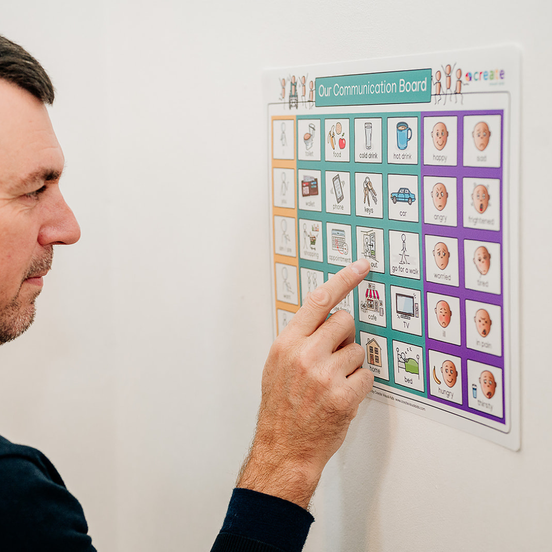 A3 Adult Communication Board – Create Visual Aids Ltd