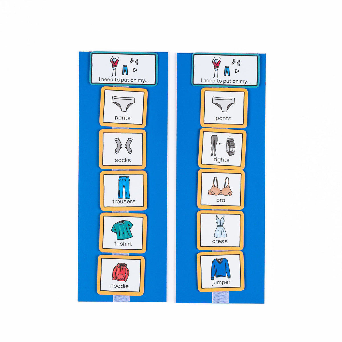 Getting Dressed Chart – Create Visual Aids Ltd