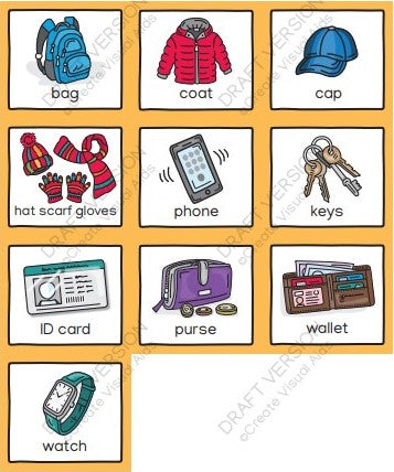 OUT THE DOOR FOR ADULTS VISUALS - PDF Version – Create Visual Aids Ltd