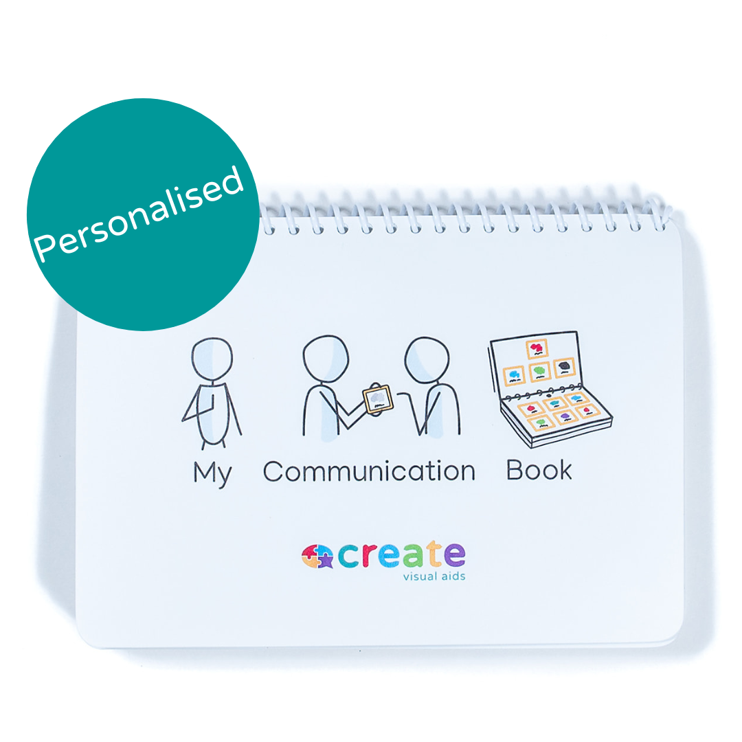 My Communication Book With Personalised Visuals – Create Visual Aids Ltd
