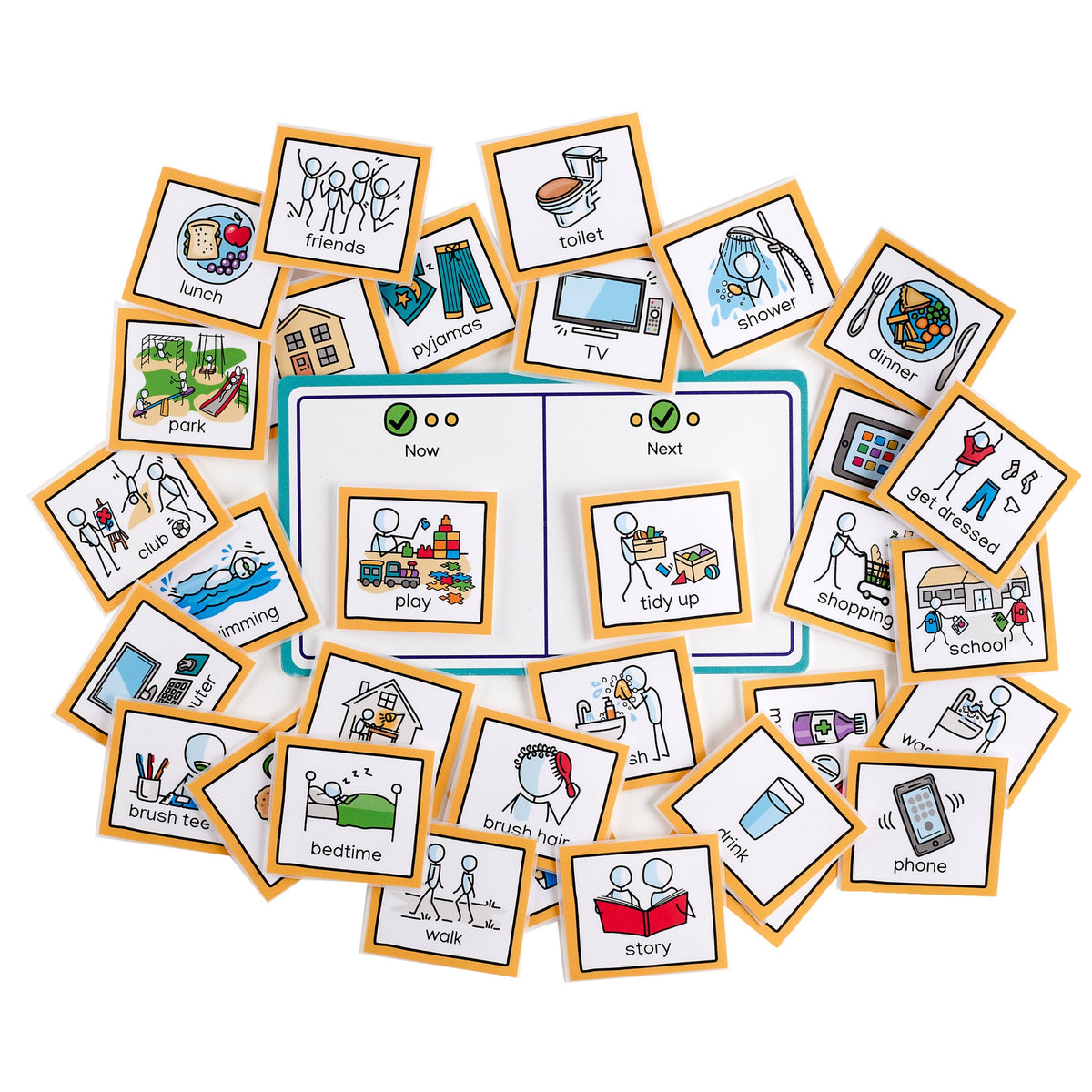 Now and Next Board plus 35 symbols for home. – Create Visual Aids Ltd